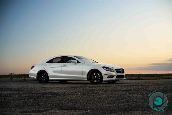 MercedesCLS550White2014_20inchXOLuxuryCaracas_MatteBlack-9 - Leale Ryan